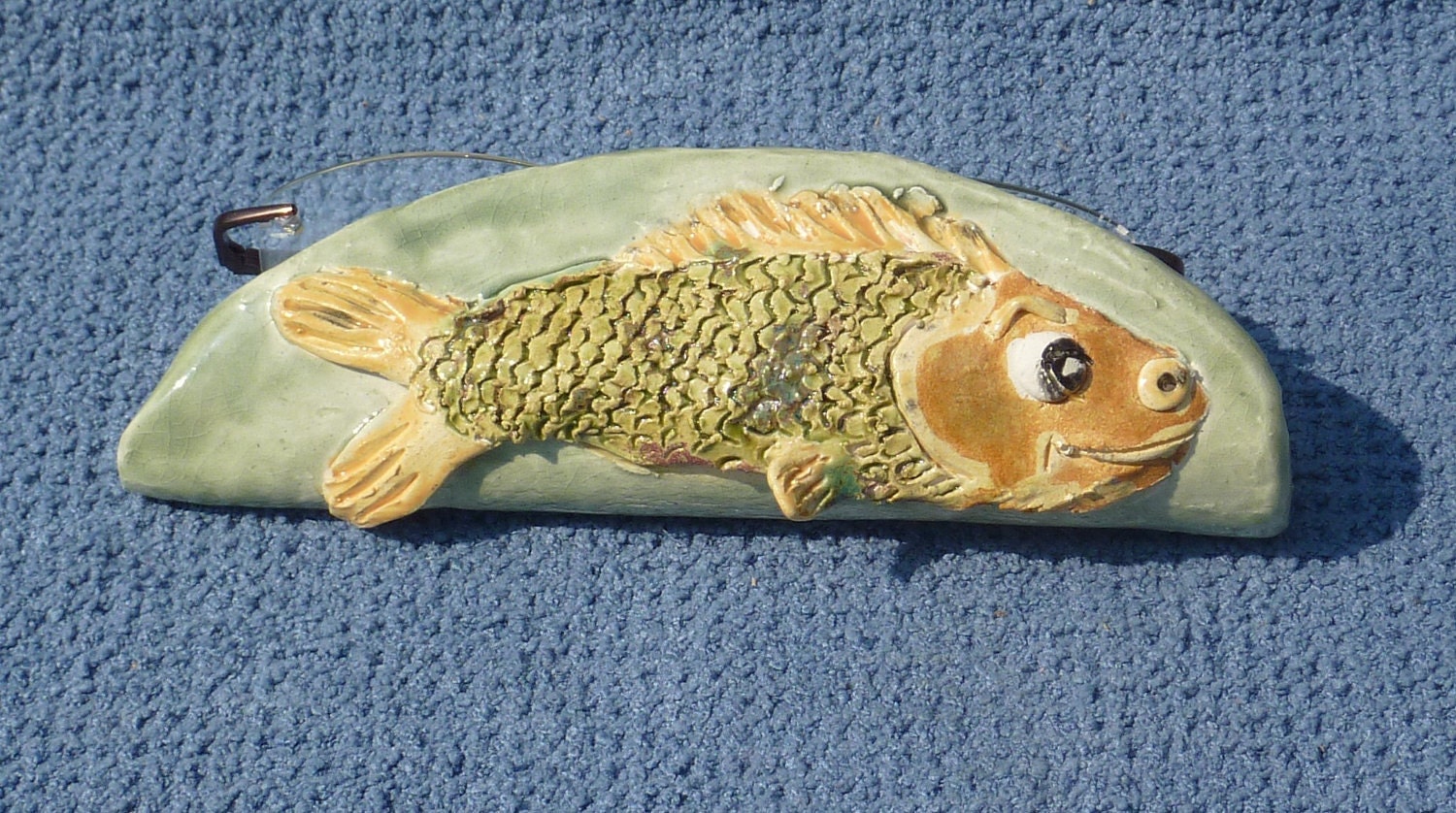 Fish Eye Glass Case or Holder Handmade in USA From a Lump of | Etsy