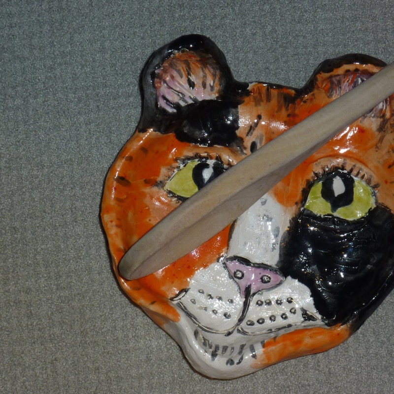 Cat Spoon Rest - Etsy