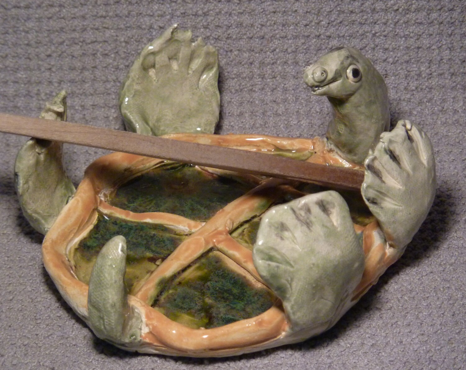 Turtle Spoon Rest Pick Your Colors Handmade in US Sold by Outsider ...