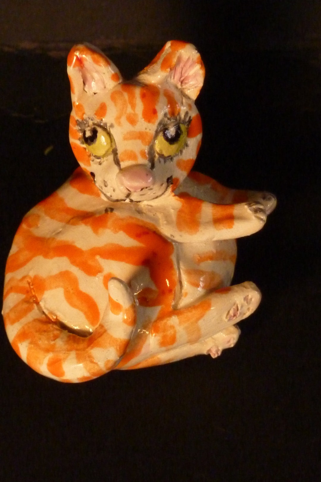 Fat Cat Handmade in USA From a Lump of Clay Totally Unique - Etsy