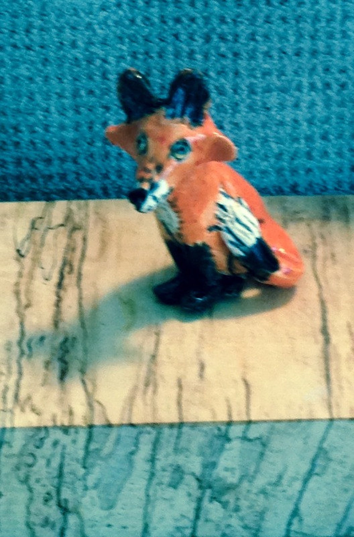 Sweet Fox Miniature Sculpture Handmade in U.S. Adorable - Etsy