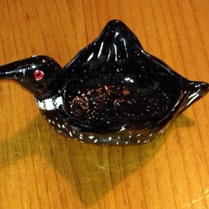 LOON Teabag Holder or Little Loon Dish is Handmade in US From a Lump of ...