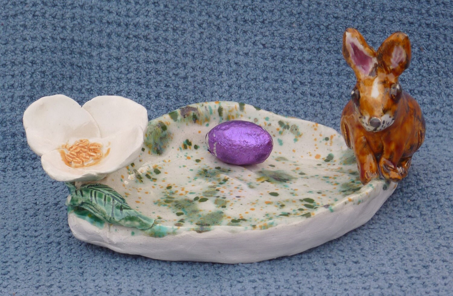 Sweet Bunny Rabbit Dish From Soap to Nuts, Candy,soap or Jewelry ...