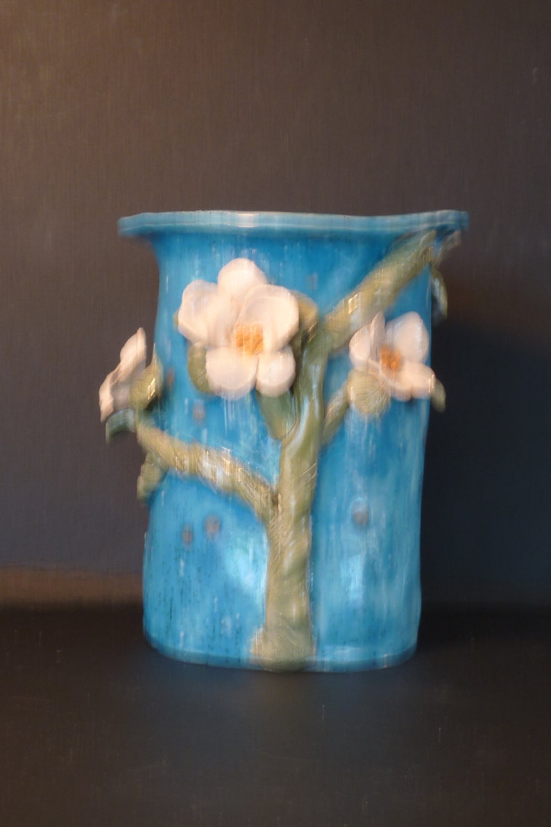 Dogwood Fantasy Vase, Handmade From a Lump of Clay Beautiful Dogwood ...