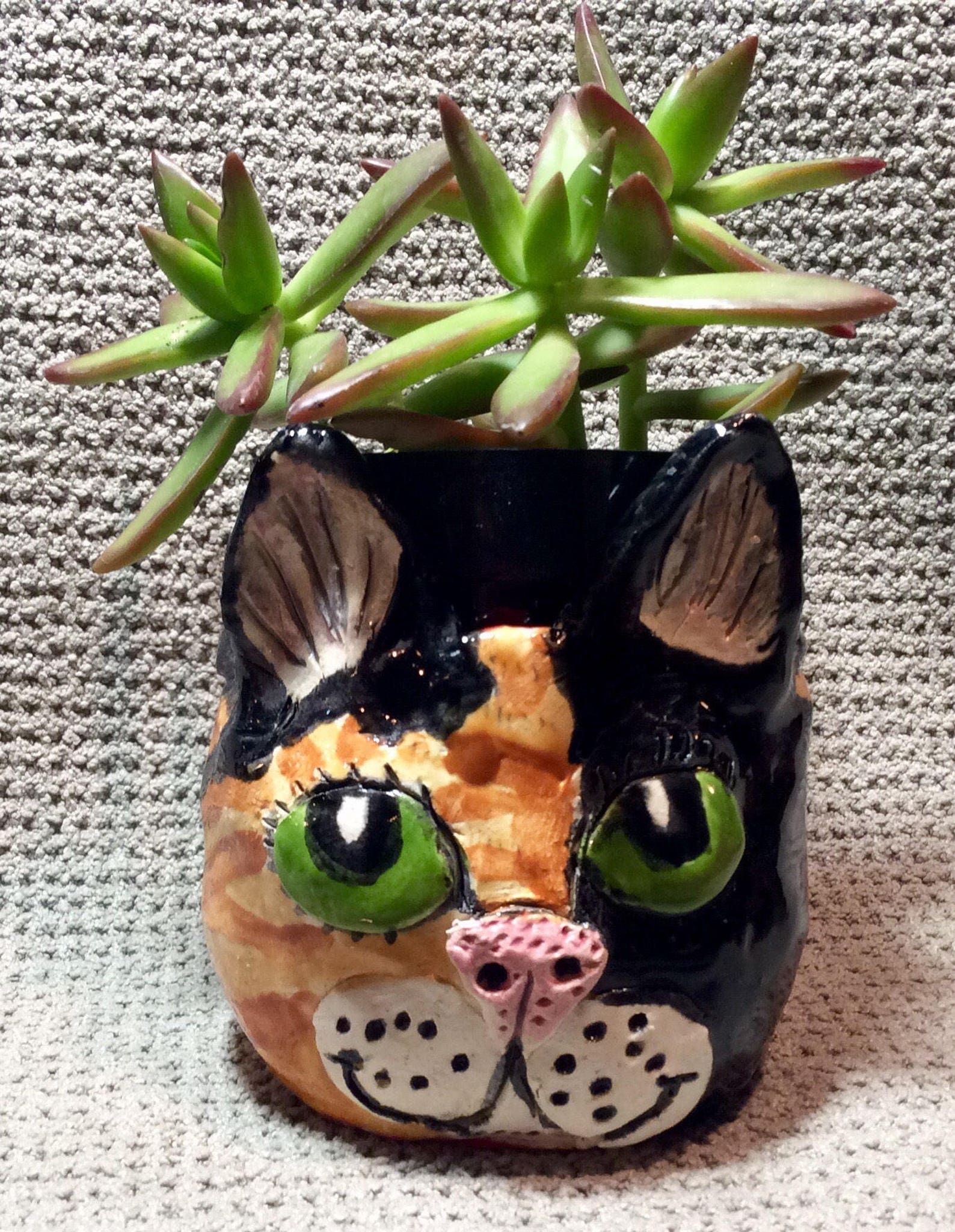 Cat Planter Custom Made to Look Like Your Kitty - Etsy