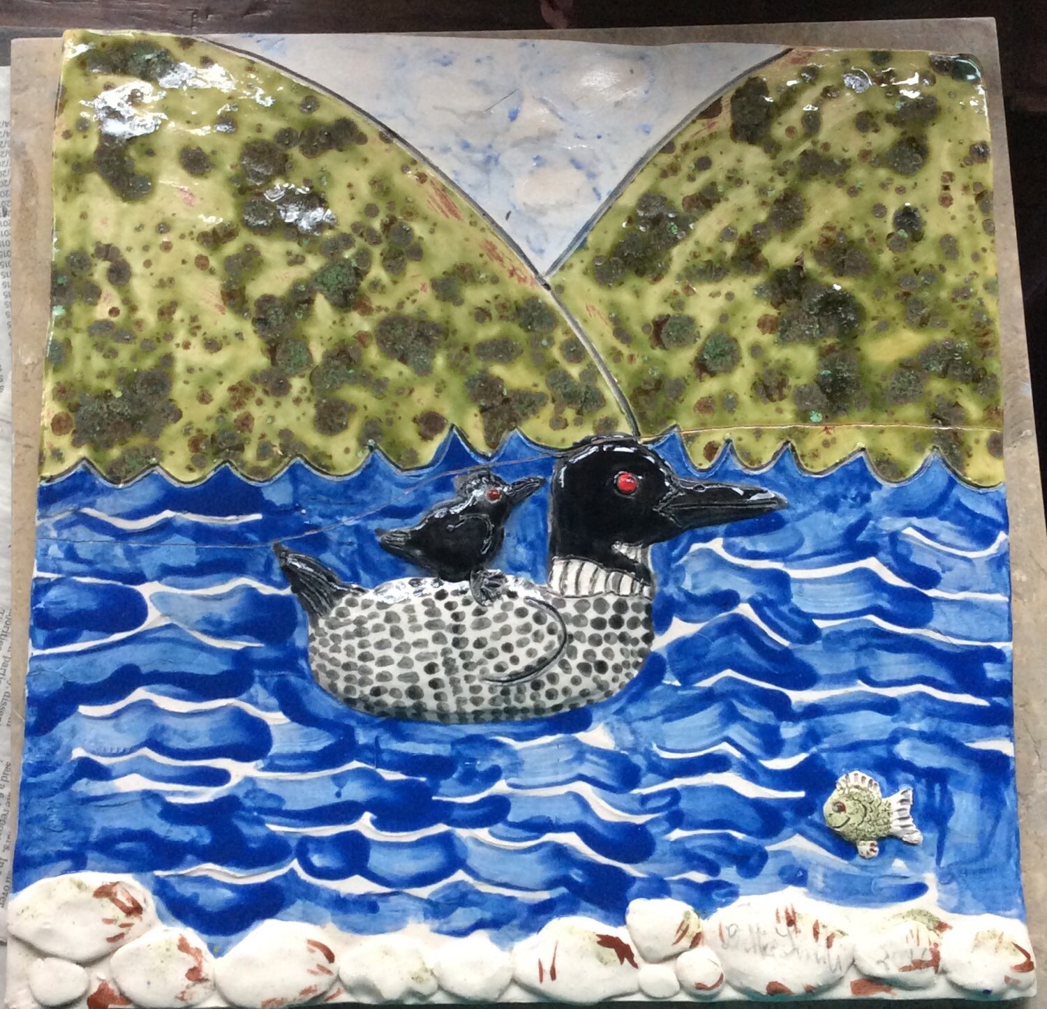 Animal Tiles Handmade in US From a Lump of Clay a Little - Etsy