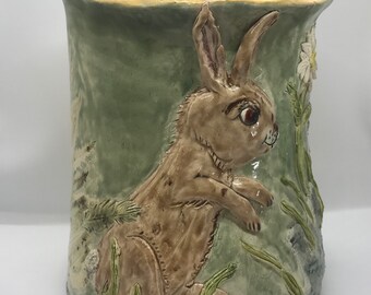 Large Rabbit Planter - Etsy
