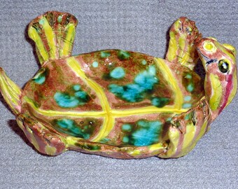 Turtle Dish Handmade in U.S. From a Lump of Clay. | Etsy
