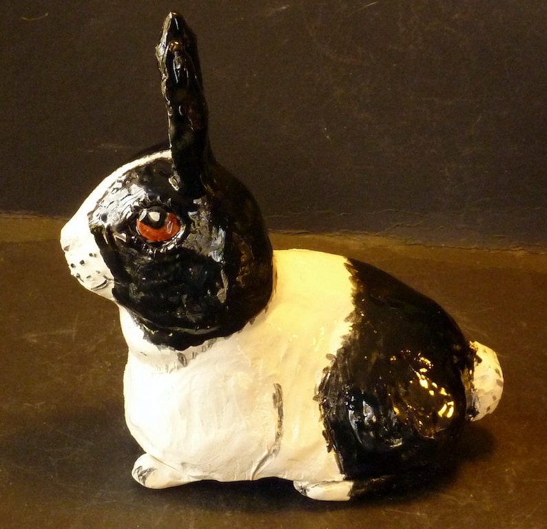 Art Pottery Rabbit is Ready for Adoption Hand Made in the U.S. | Etsy