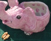 Pink Elephant Tea Pot Handmade in USA From a Lump of Clay Pink - Etsy