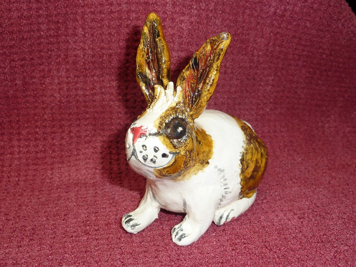 Pink Lucky Rabbit 4 Intact Rabbit Feet Handmade From a Lump | Etsy