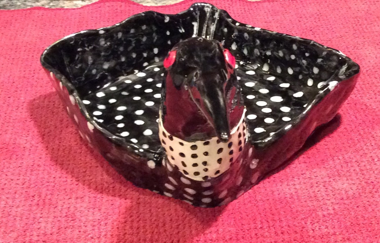 Loon Dish Handmade Inu.s. From a Lump of Clay Totally Unique - Etsy