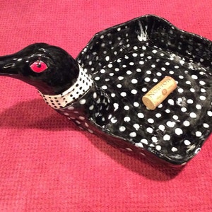Loon Dish Handmade Inu.s. From a Lump of Clay Totally Unique - Etsy