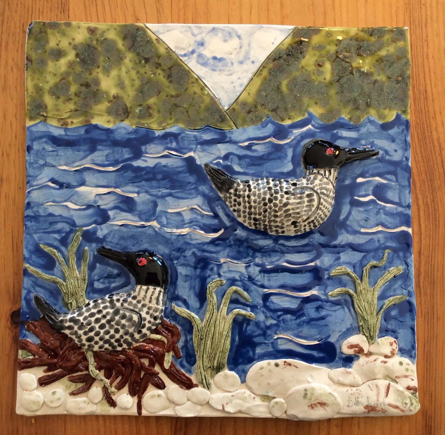 Animal Tiles Handmade in US From a Lump of Clay a Little - Etsy