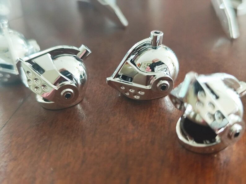 Lego Custom Minifigure Knight's Helmet With Visor in Chrome Silver ...