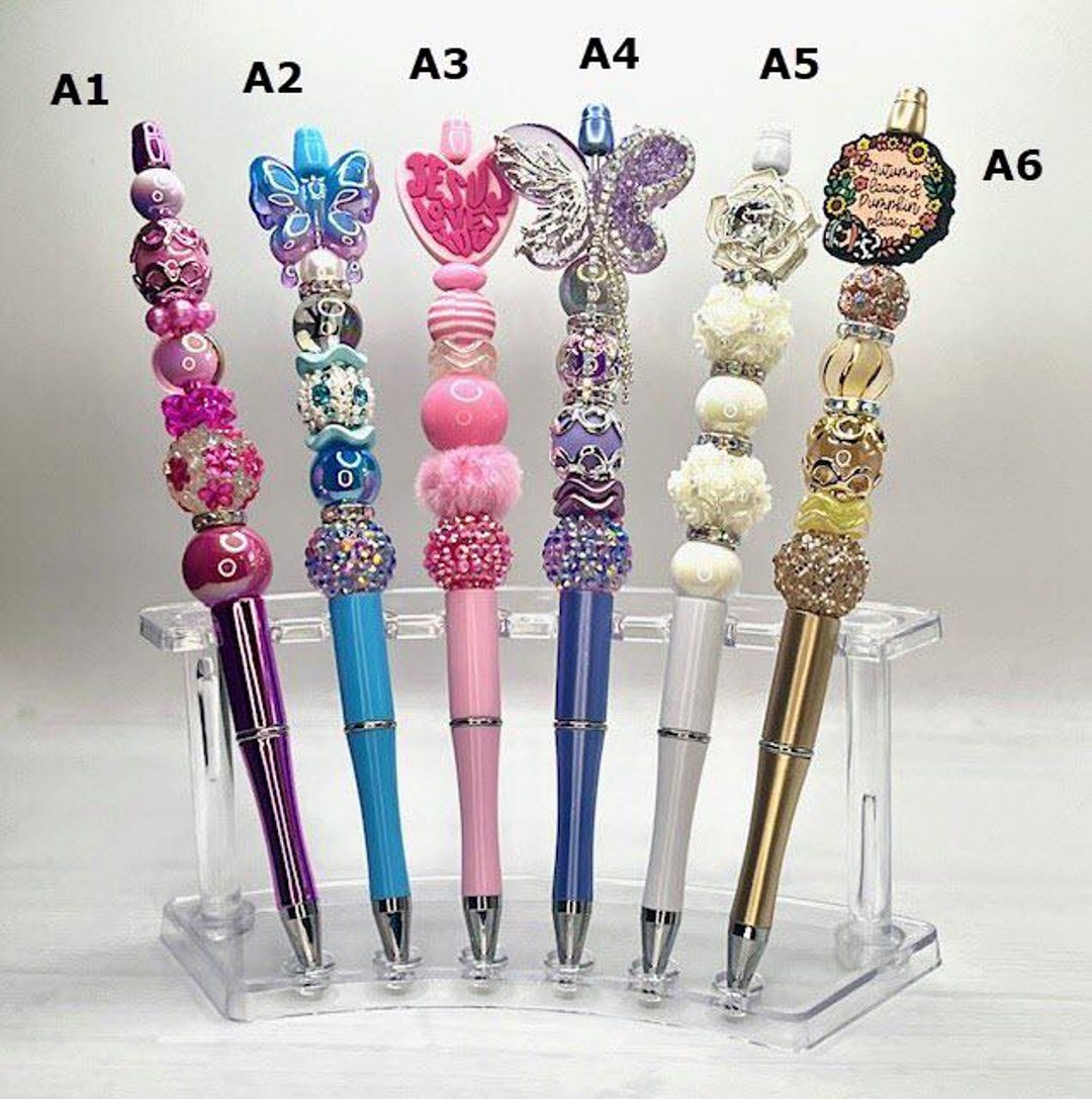 Sparkly Beaded Pens | Cute Bling Pen for Women | Butterfly Pen ...