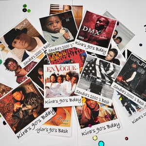 90's/2000's 20pc Hip Hop/r&b Music Cd-album Cover Table Toss Confetti ...