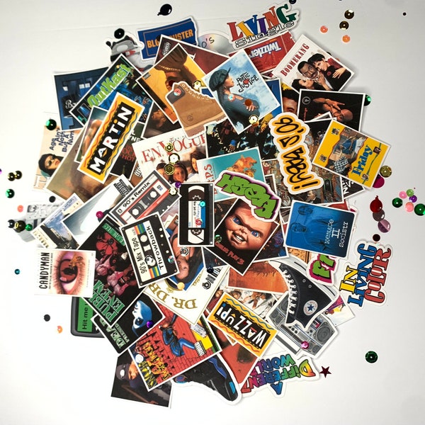 Classic 90's and 2000's R&B Album Cover Art Collage Kit (DIGITAL DOWNLOADS) 50 Pcs, 4" X 4 ...