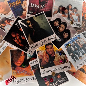 90's/2000's 20pc Hip Hop/r&b Music Cd-album Cover Table Toss Confetti ...