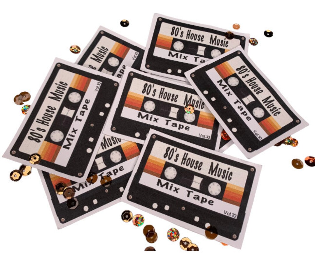 80's Themed Confetti Table Toss Sign Pieces. 80's Party Decor ...