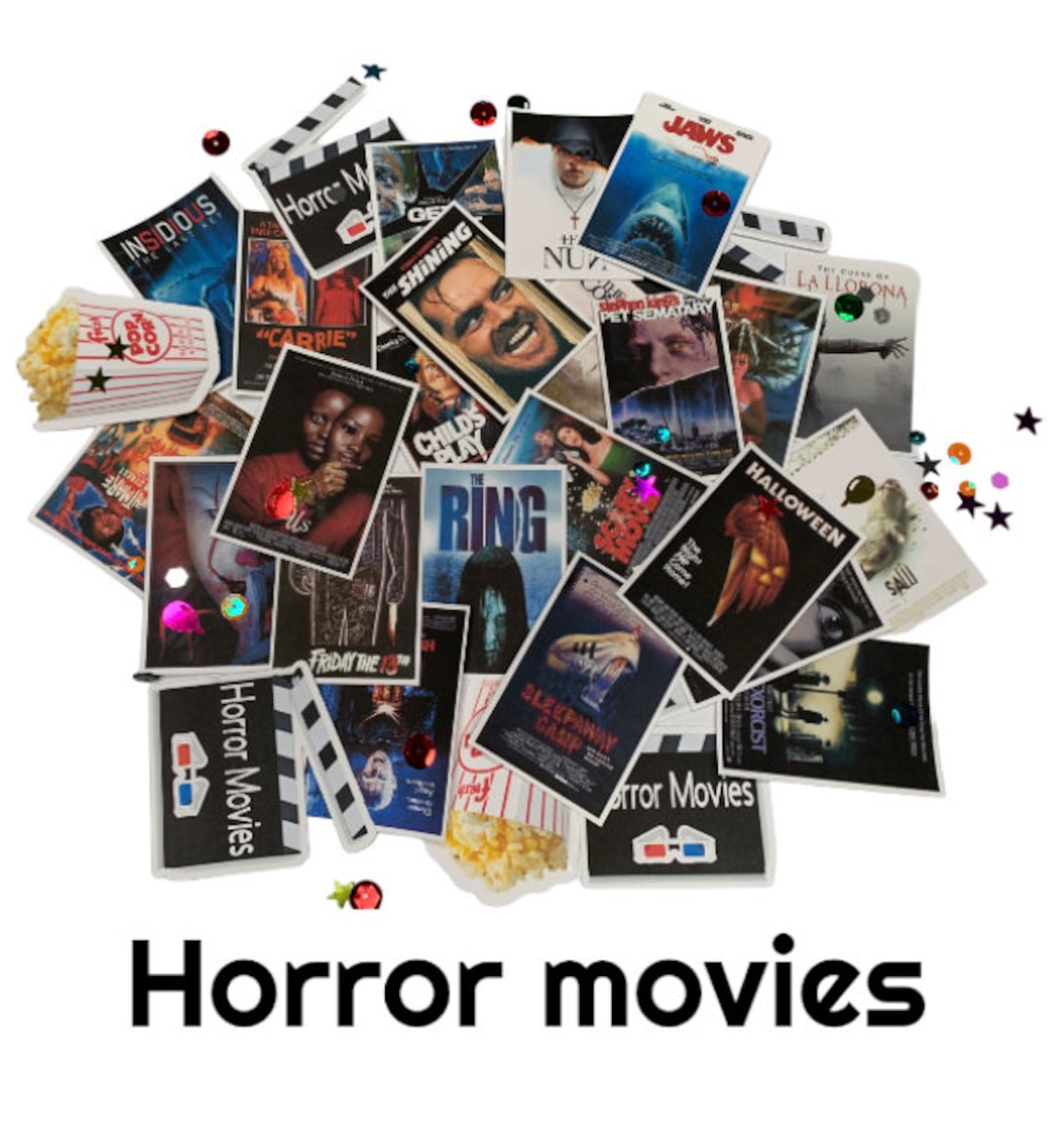 Horror Movie Posters Confetti Table Toss Party Decor. Small Movie ...