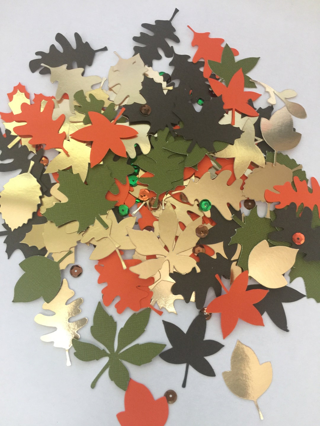 Fall Confetti Leaves Table Toss, Fall Leaves, Autumn Leaves ...
