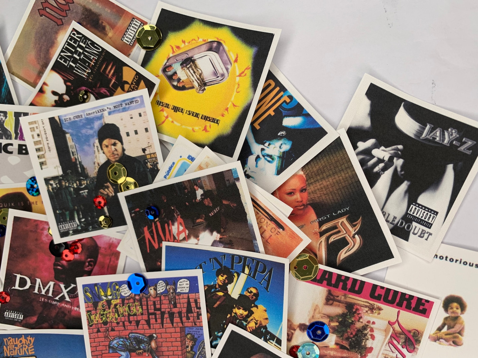 90s Hip Hop Cd Album Cover Table Toss Confetti Decorations. - Etsy