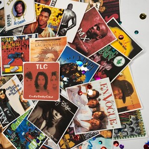 90,s (3X3) 31pcs Hip Hop/r&b Music Cd-album Cover Table Toss Confetti ...