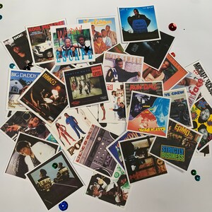 80's Hip Hop Album Cover Table Toss Confetti Decorations. Mini Cd Cover ...