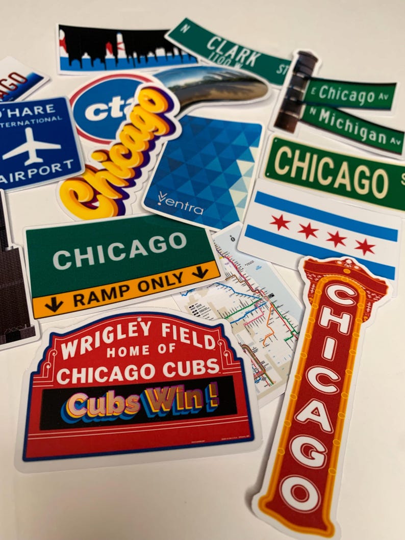 CHICAGO Theme Landmark Confetti Table Toss 38pcs Party Decorations ...