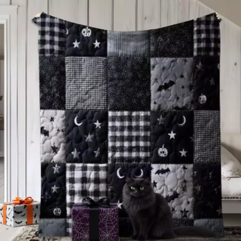 Gothic Patchwork Bedding - Etsy UK