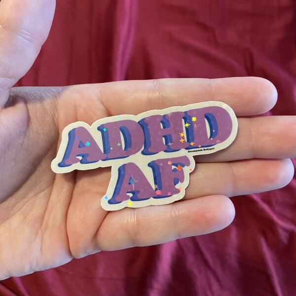 Adhd Humor Stickers - Etsy