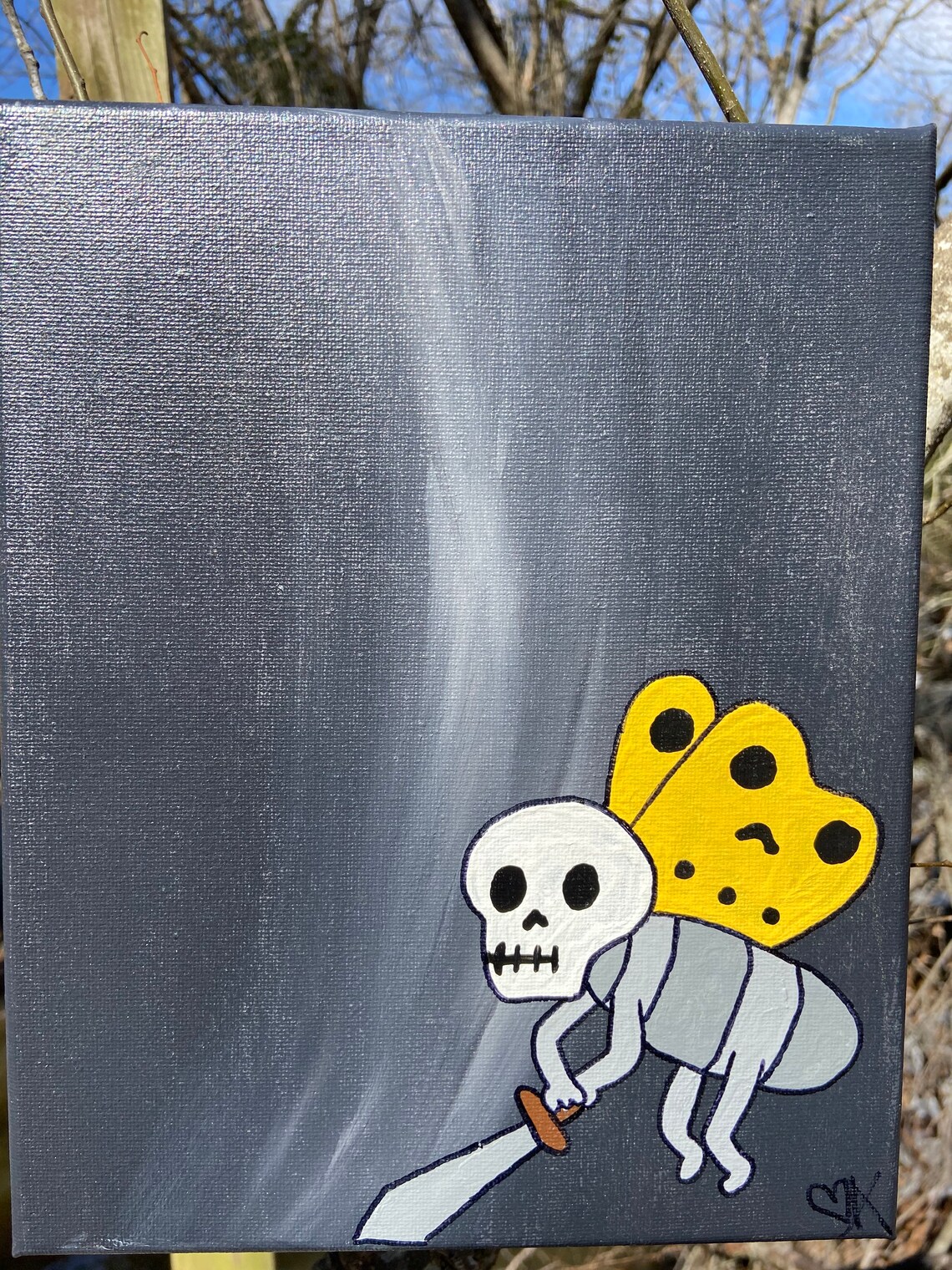 Skeleton Butterfly Adventure Time Art Print Fandom Art Print - Etsy ...