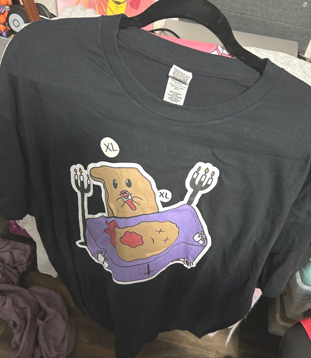 Chicken Nugget Sacrifice Meme Humor Tshirt Multi Colored Soft - Etsy