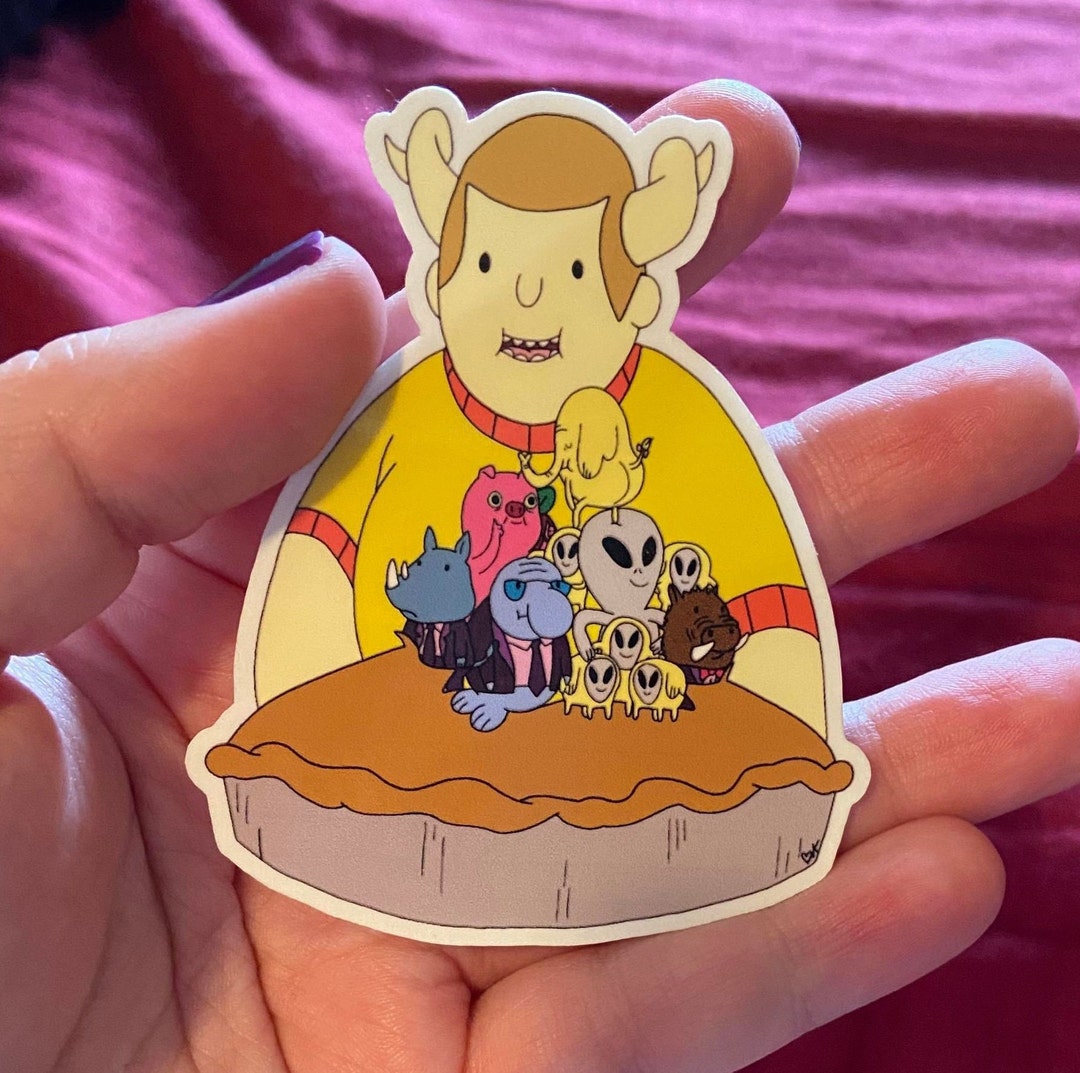 Sweet Pea With Friends From Adventure Time Fan Art Vinyl Sticker by ...