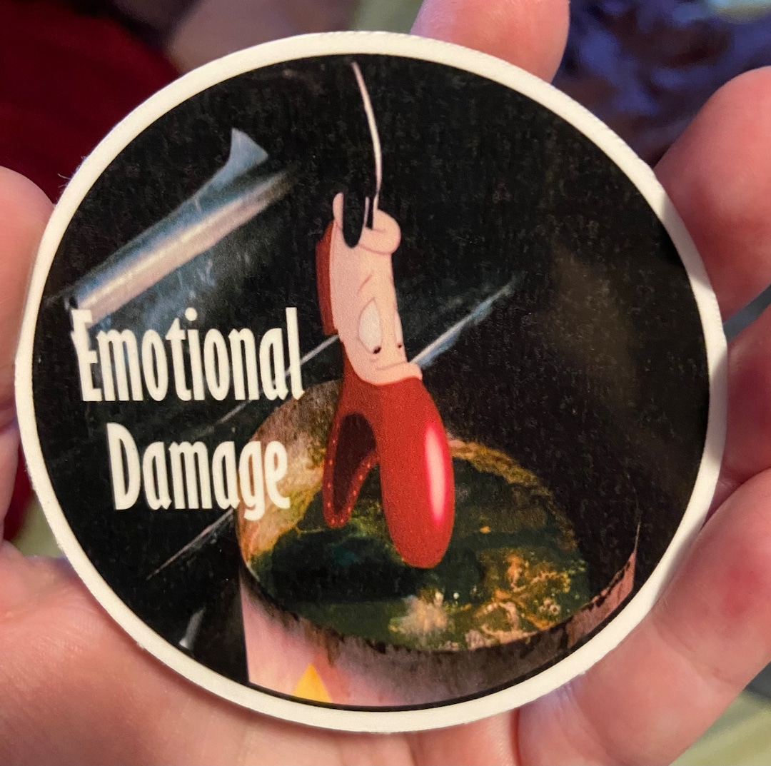 Emotional Damage / Who Framed Roger Rabbit Vinyl Sticker by Steampunk ...