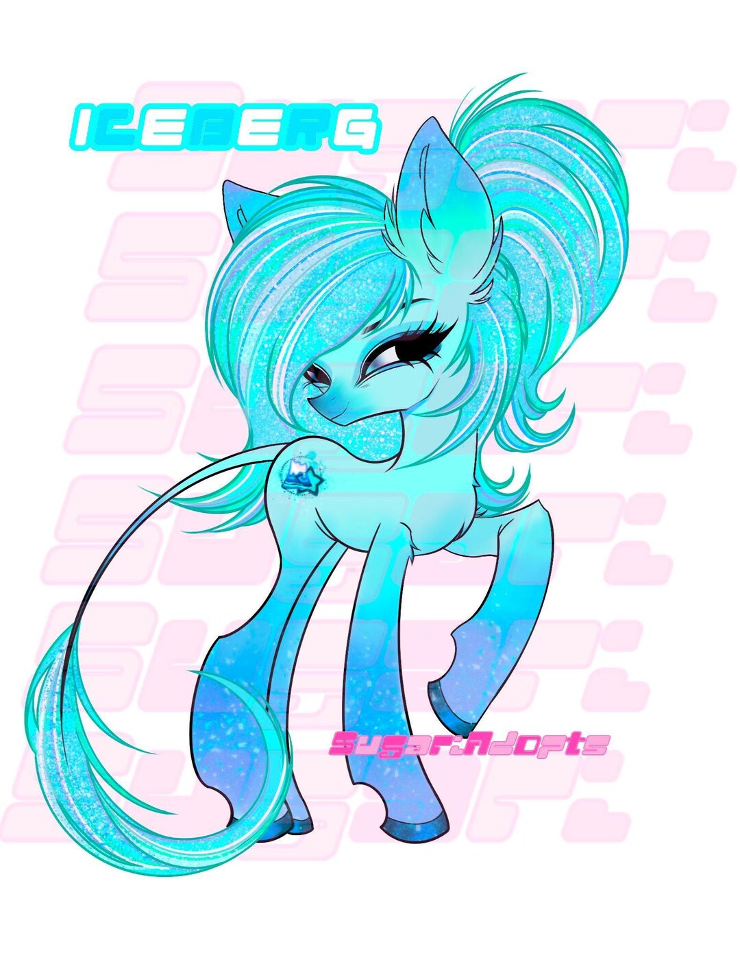 MLP Adopt OC "iceberg" - Etsy