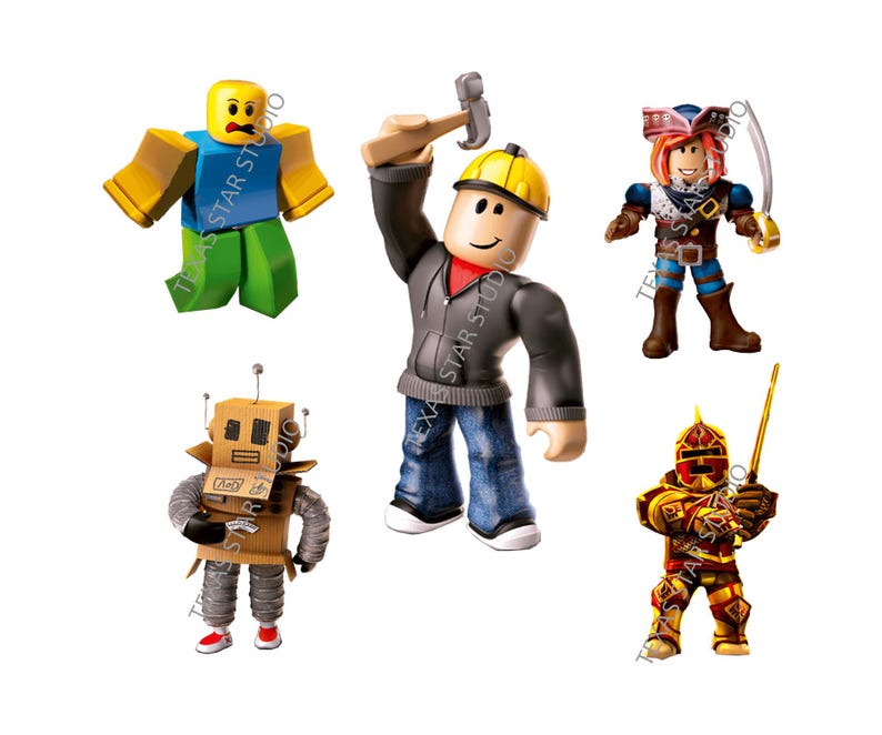 Roblox Bundle Cliparts – Digital Printable Mega Bundle PNG SVG ...