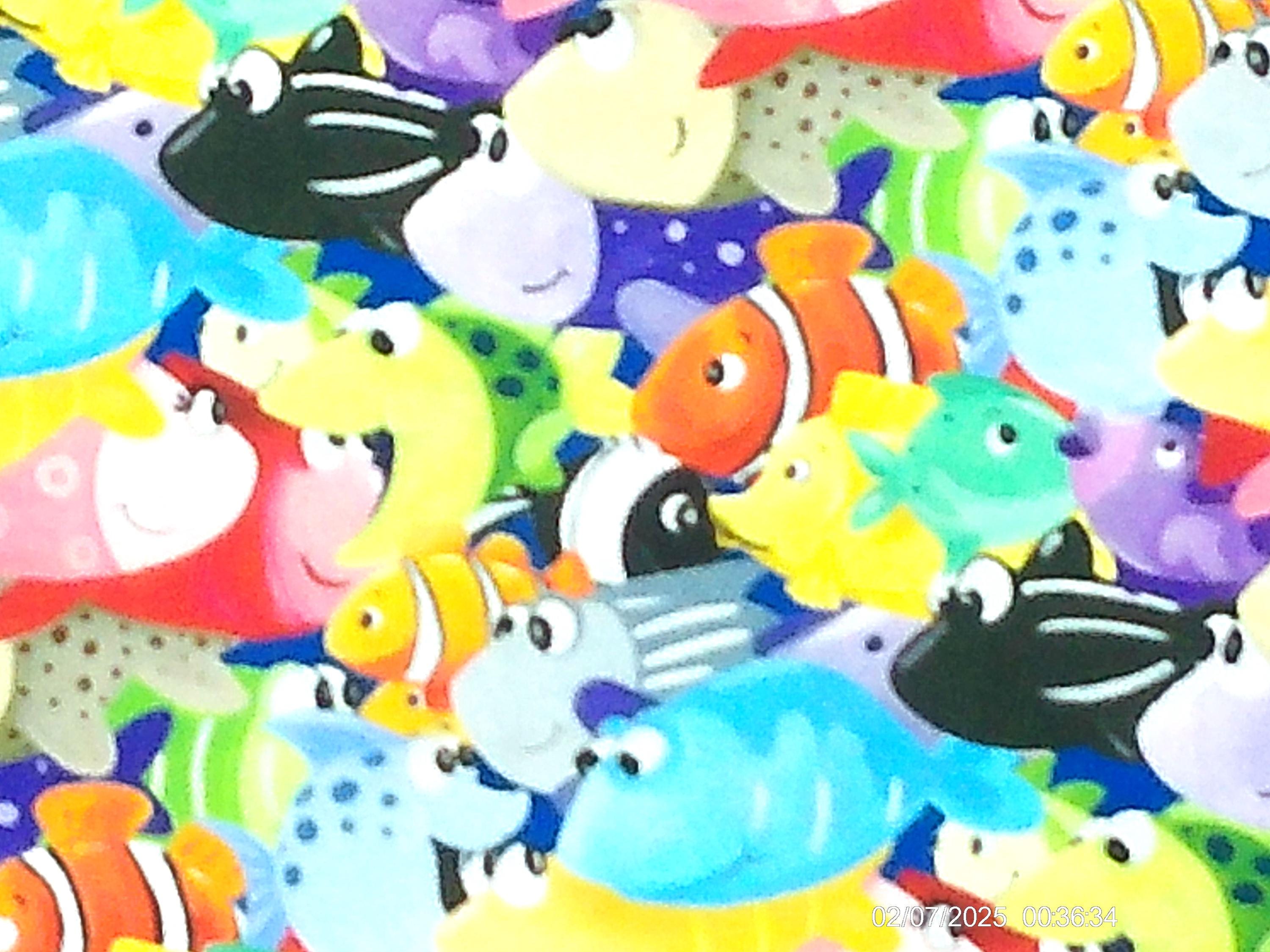 SUSYBEE Under the Sea 100% Cotton Fabric- Colorful Coordinating Fabric ...