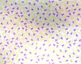 SUSYBEE Birds Buddies 100% Cotton Fabric Border Fabric-birds-flowers ...