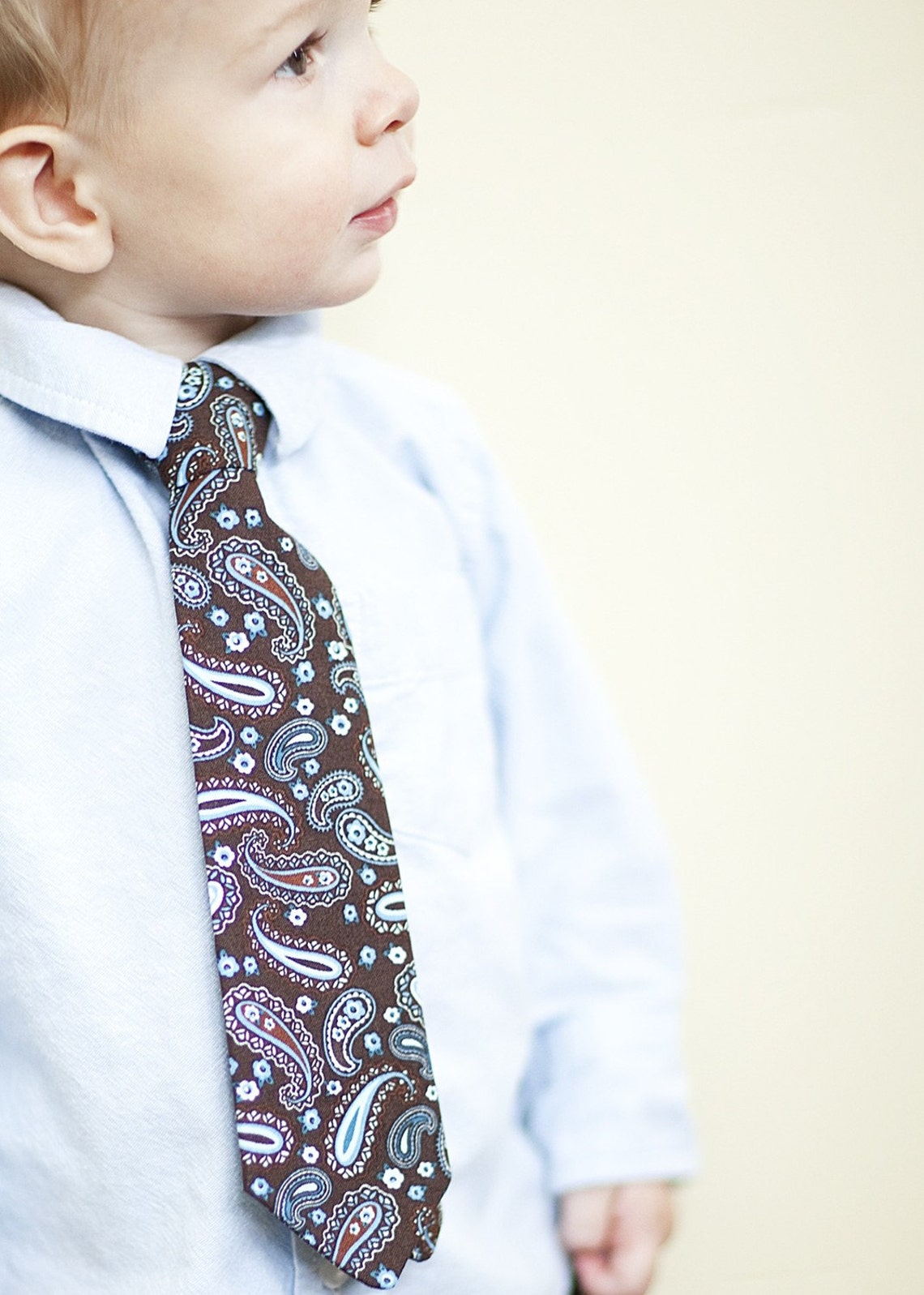 Little Boy Neck Tie Multi-colored Stripes - Etsy