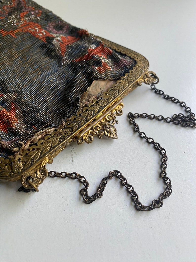 Antique 1900s Edwardian Beaded Purses| Art Deco Beaded Purse|flapper ...