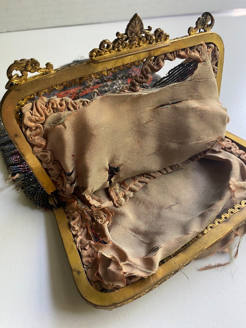 Antique 1900s Edwardian Beaded Purses| Art Deco Beaded Purse|flapper ...
