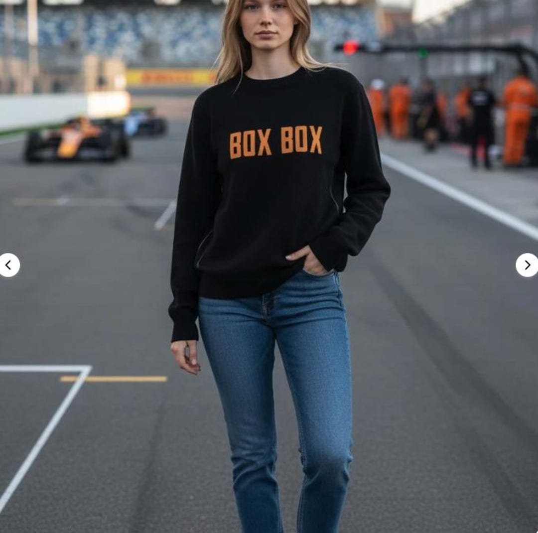 Formula 1 Box Box Sweater for Women - Etsy