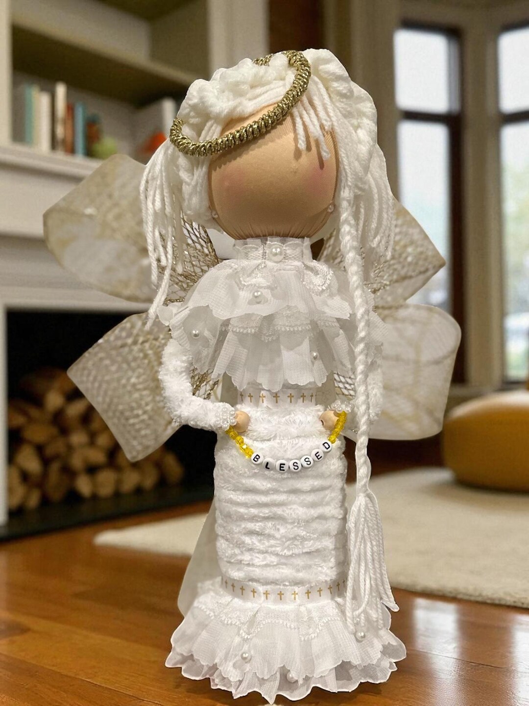 Handmade Quirky Upcycled Bottle Angel: OOAK Fantasy Home Decor - Etsy