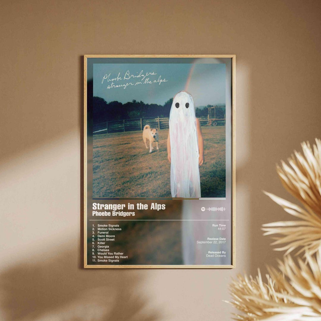 Phoebe Bridgers - Strangers in the Alps | Premium Album Music Poster ...