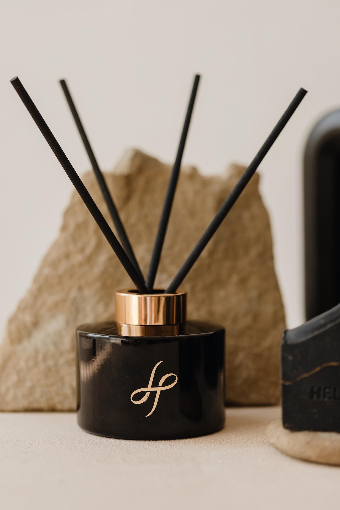 Black Reed Diffuser, Natural Home Fragrance, 5 Oz Non Toxic Reed ...