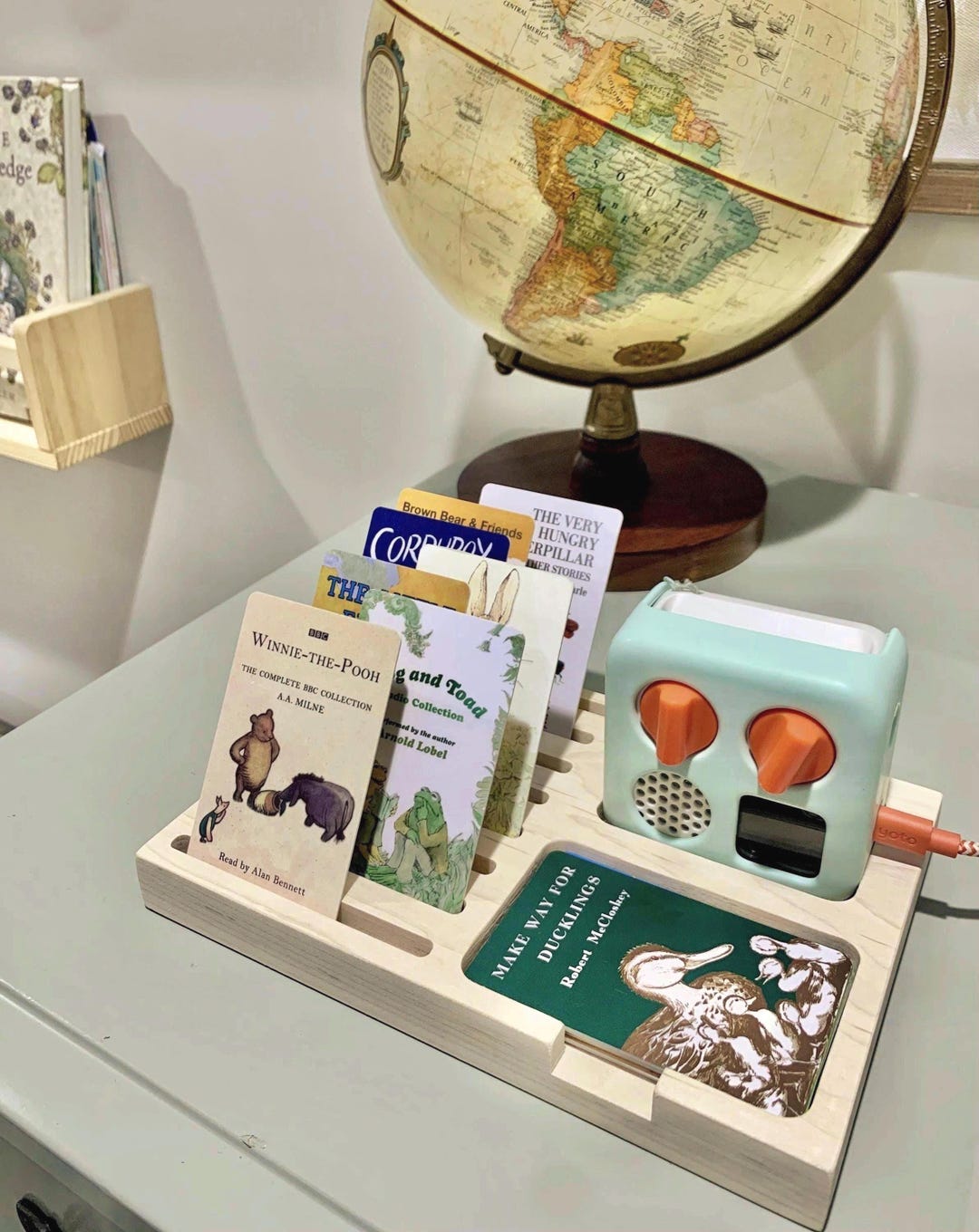Wooden Yoto Mini Holder, Yoto Docking Station and Card Organization ...