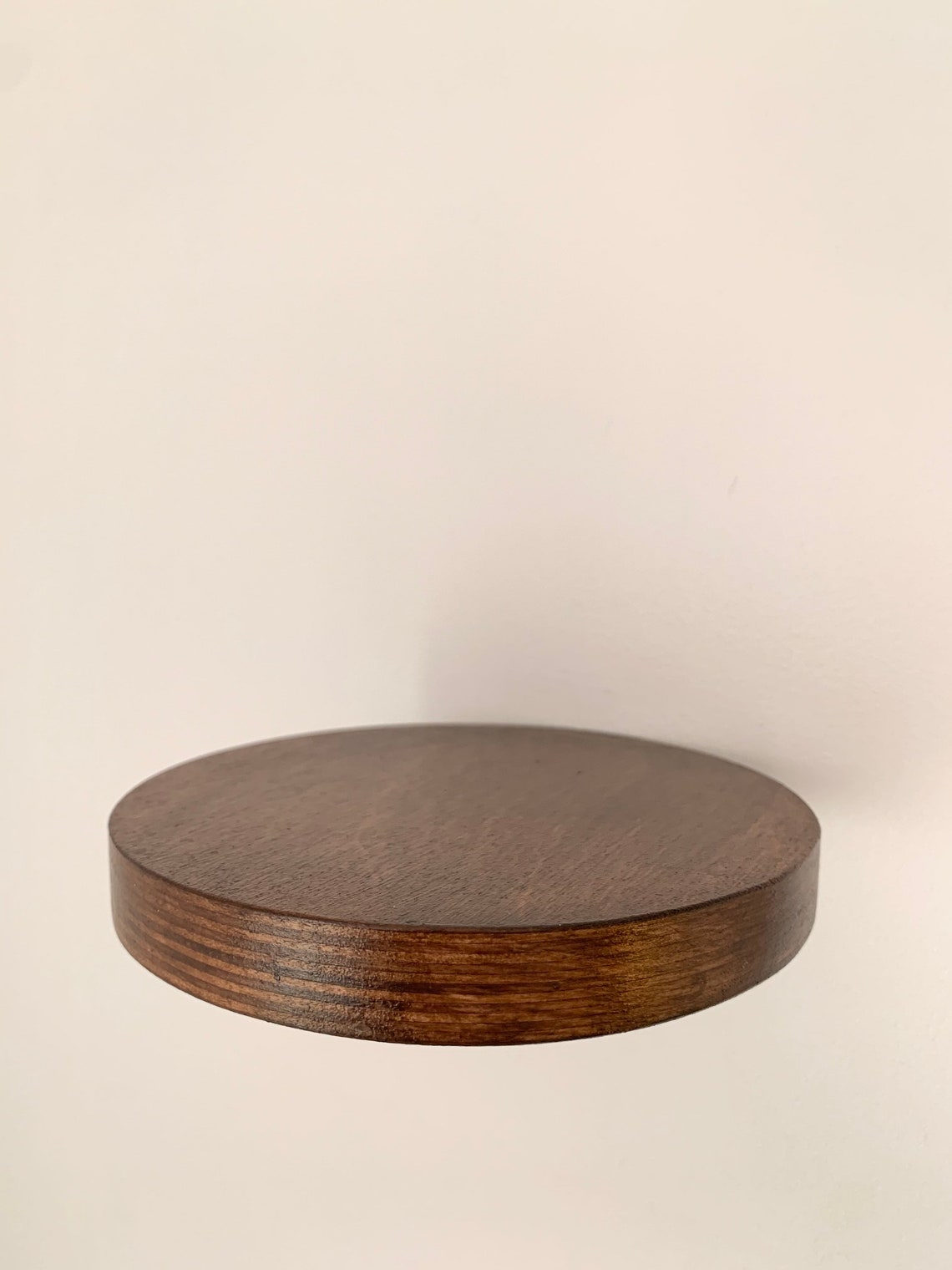 Round Floating Shelf Plywood Minimalist Circular Shelf - Etsy UK