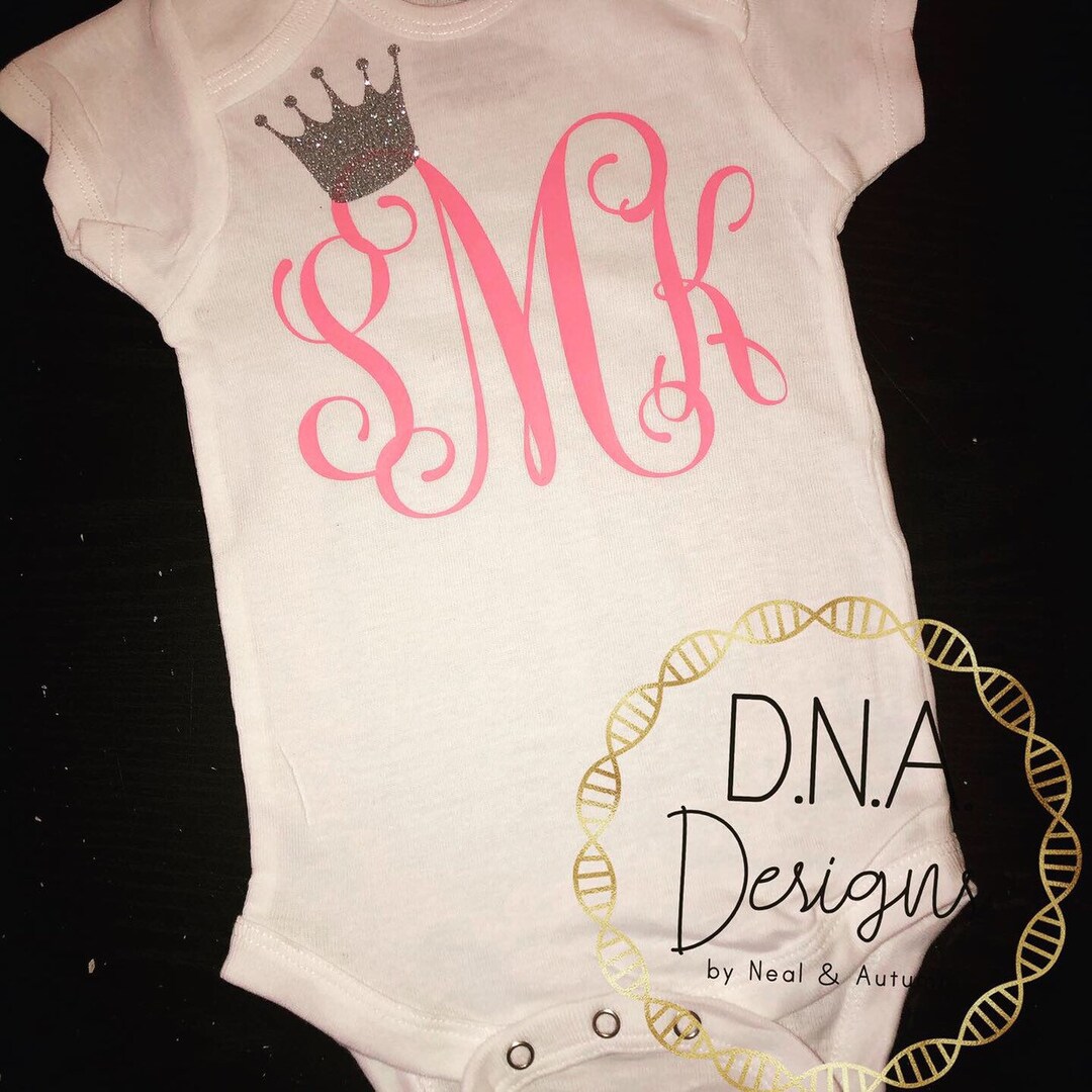 Monogram With Crown - Etsy